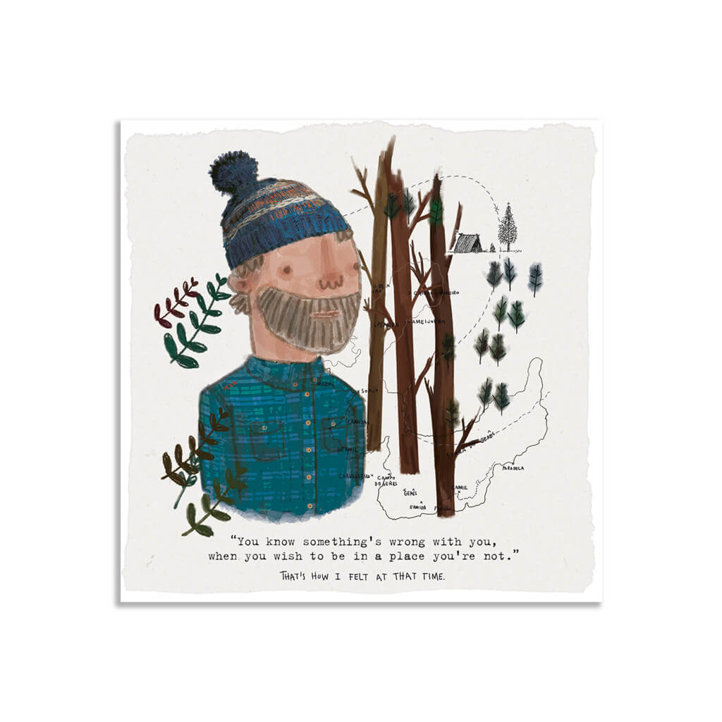 Something's wrong illustration art print | Indagatio